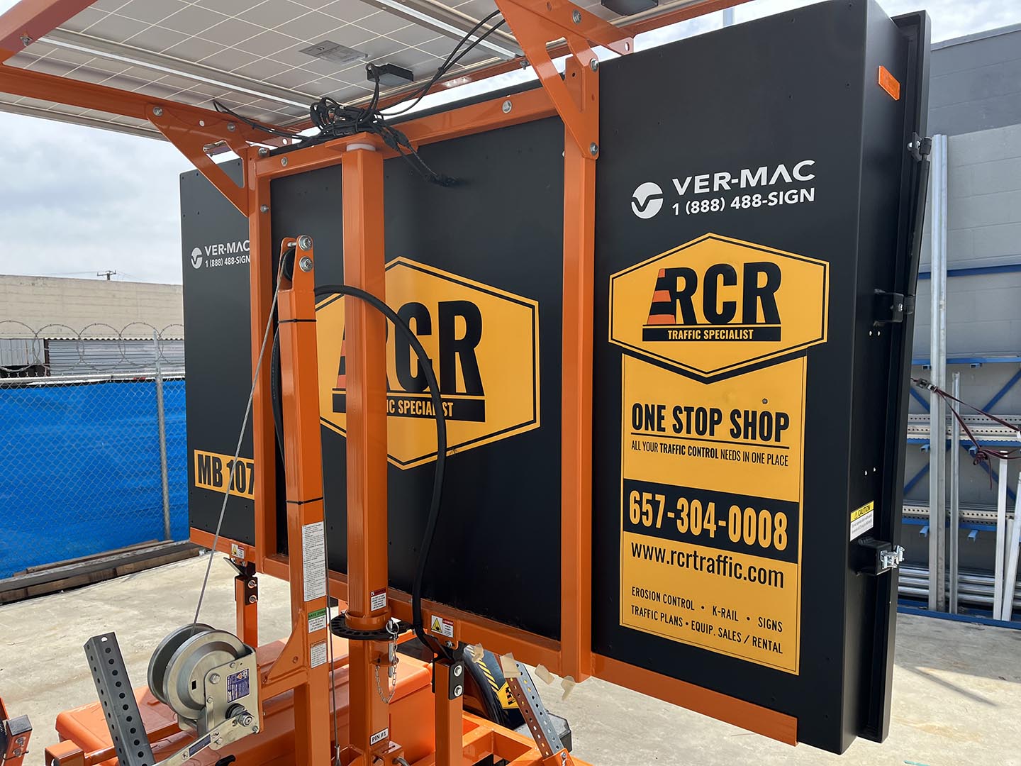 RENTAL EQUIPMENT – RCR TRAFFIC