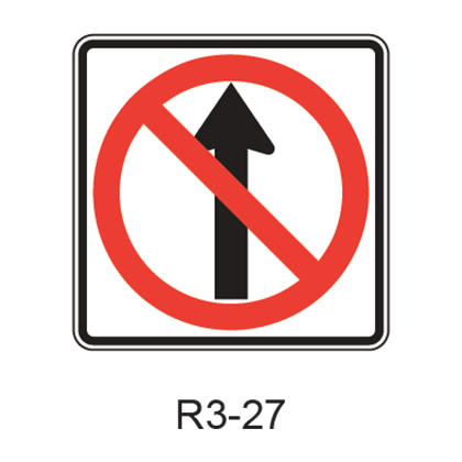 No Straight Through [symbol] R3-27 – RCR TRAFFIC