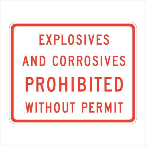 EXPLOSIVES AND CORROSIVES PROHIBITED WITHOUT PERMIT SR19-1(CA) – RCR ...